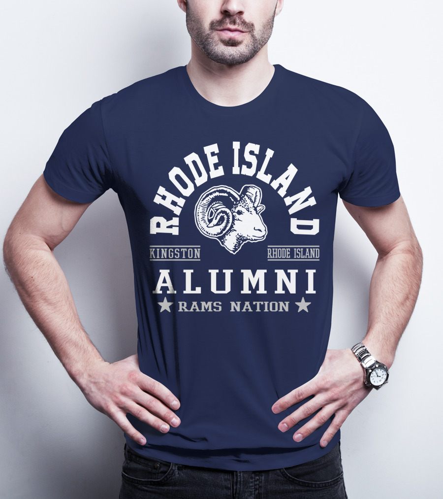 Rhode Island Alumni Rams Nation Kingston T-Shirt