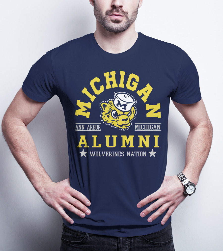 Michigan Alumni Wolverines Nation Ann Arbor Michigan T-Shirt