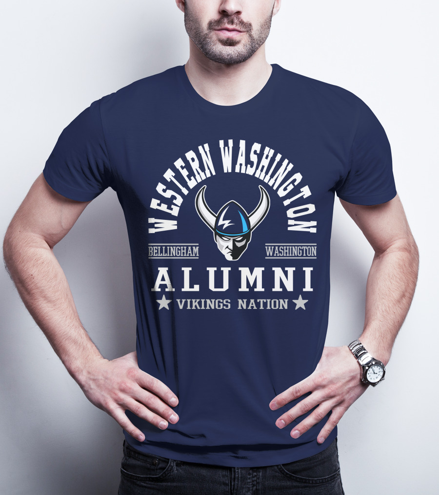 Western Washington Alumni Bellingham Vikings Nation T-Shirt