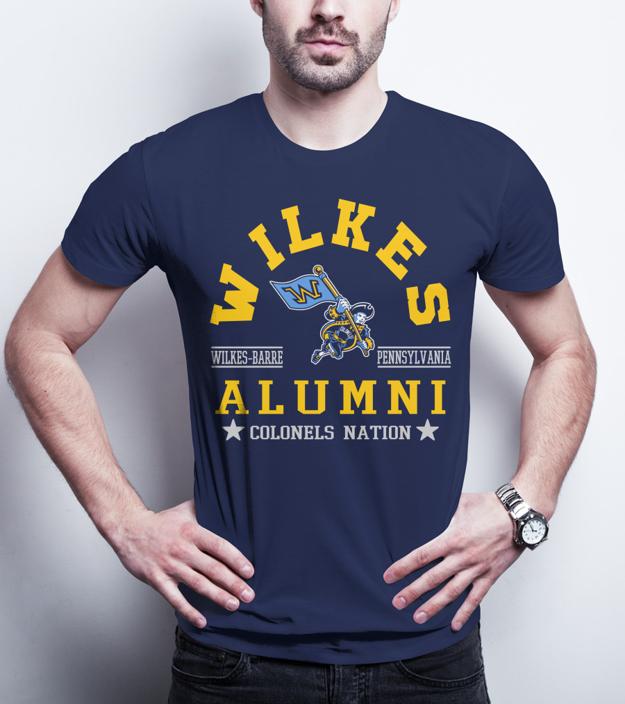 Wilkes Alumni Wilkes-Barre Pennsylvania Colonels Nation T-Shirt
