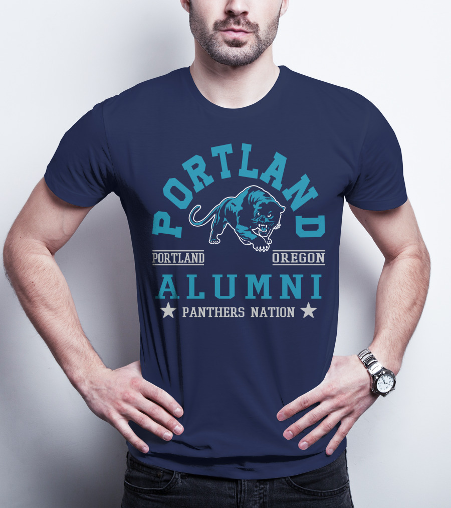 Portland Oregon Alumni Panthers Nation T-Shirt