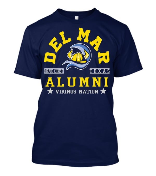 Del Mar College Corpus Christi Texas Alumni Vikings Nation T-Shirt