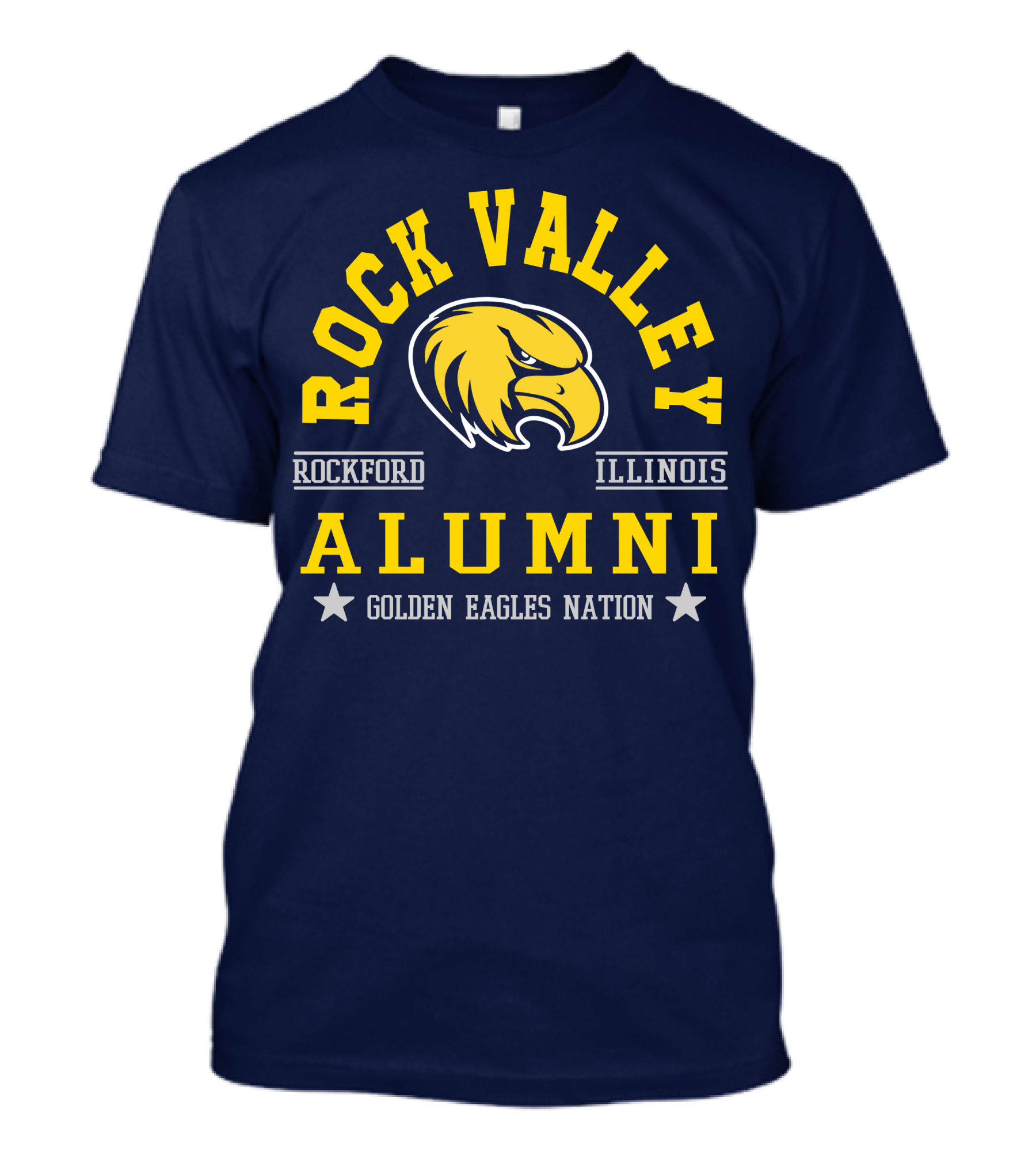 Rock Valley College Alumni Rockford Illinois Golden Eagles Nation T-Shirt