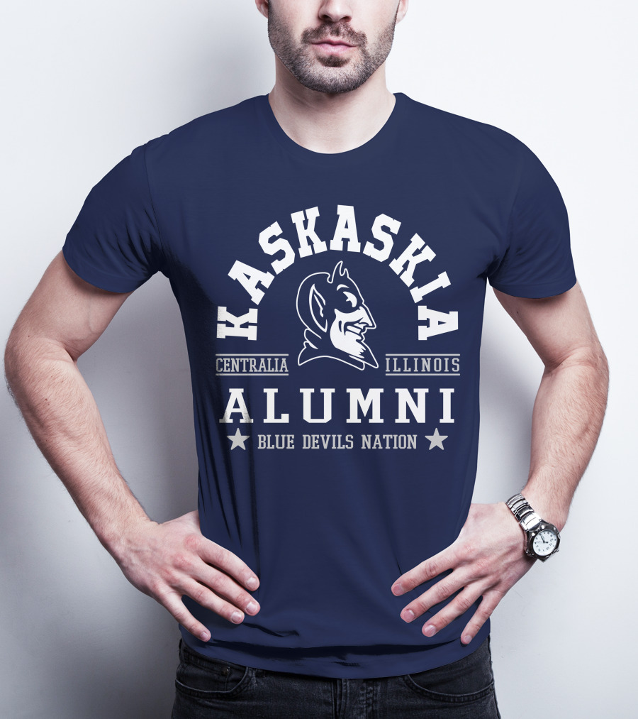 Kaskaskia College Alumni Centralia Illinois Blue Devils Nation T-Shirt