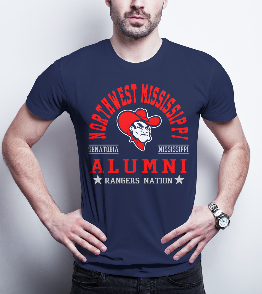 Northwest Mississippi Senatobia Alumni Rangers Nation T-Shirt