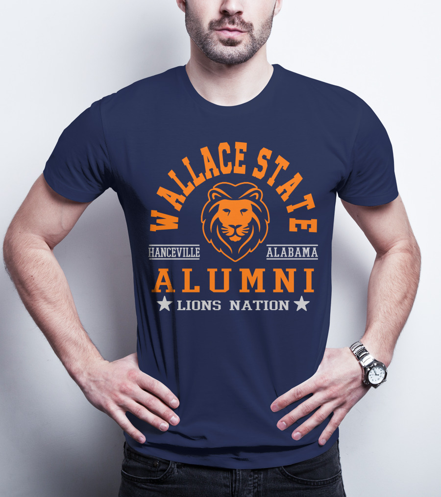 Wallace State Hanceville Alabama Alumni Lions Nation T-Shirt