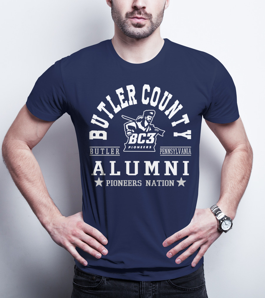 Butler County BC3 Pioneers Alumni Pennsylvania Nation T-Shirt