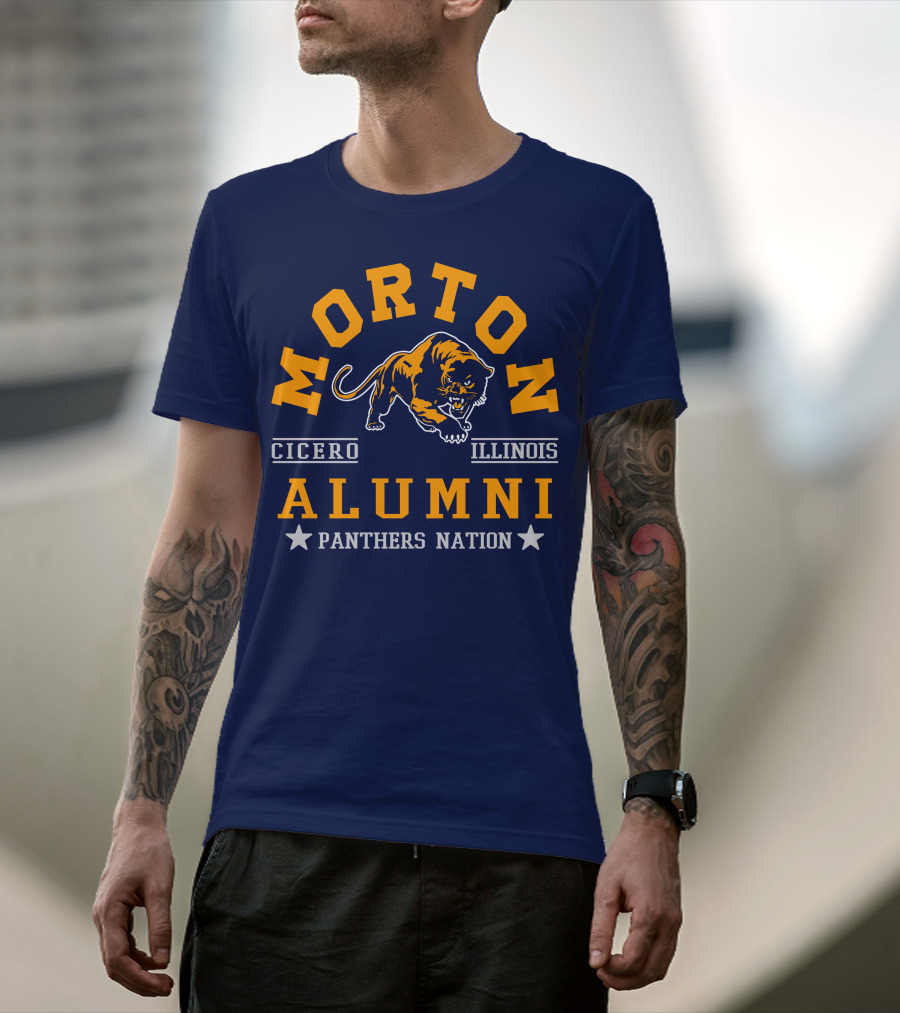 Morton College Alumni Cicero Illinois Panthers Nation T-Shirt
