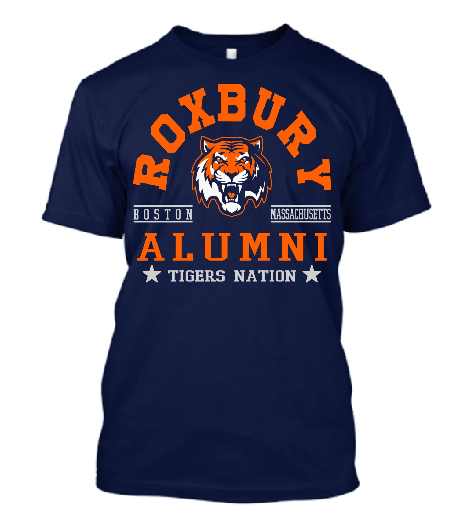 Roxbury Boston Massachusetts Alumni Tigers Nation T-Shirt