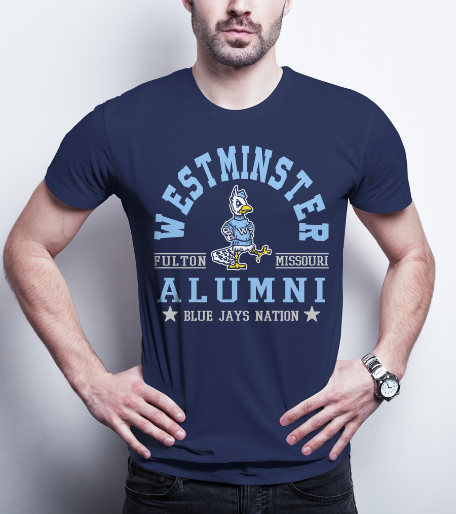 Westminster College Alumni Fulton Missouri Blue Jays Nation T-Shirt