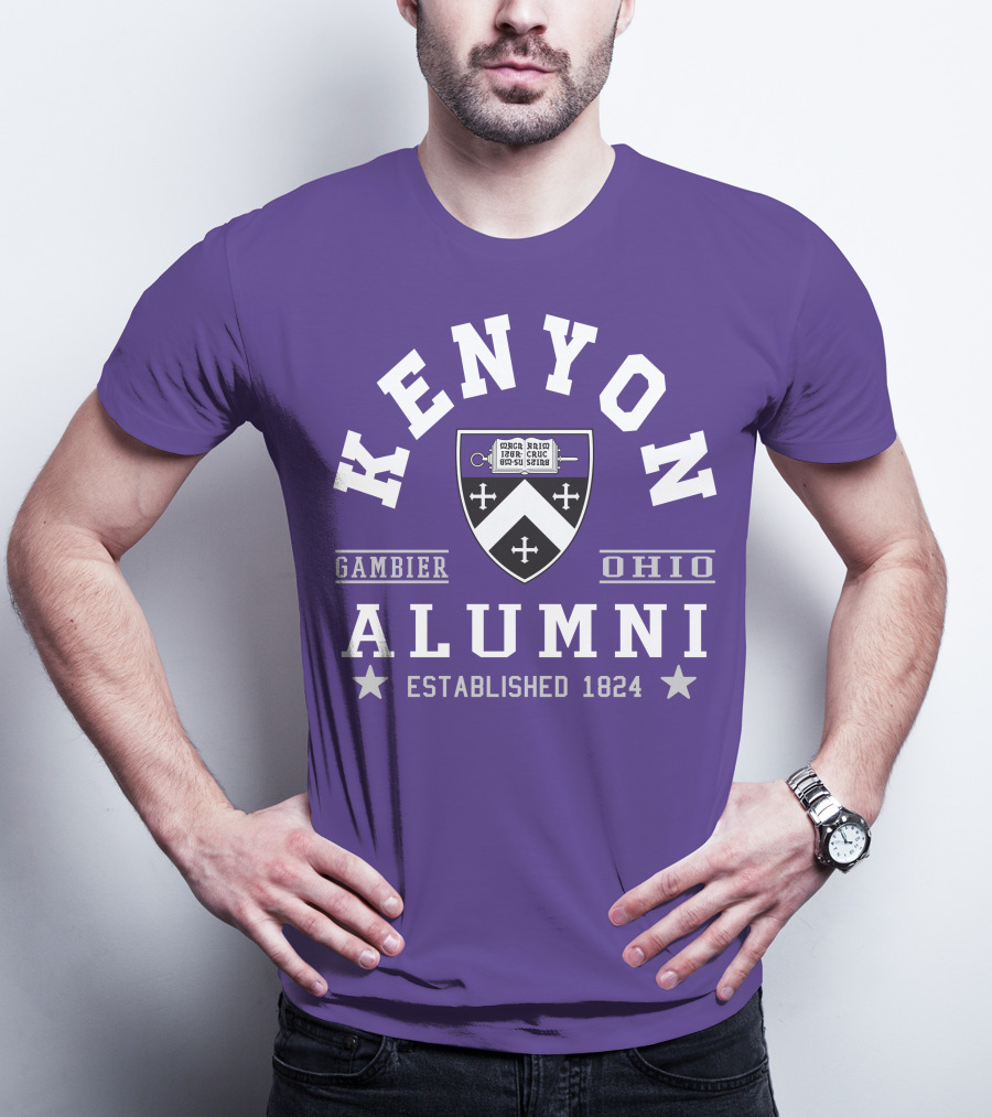 Kenyon College Alumni Gambier Ohio Established 1824 T-Shirt