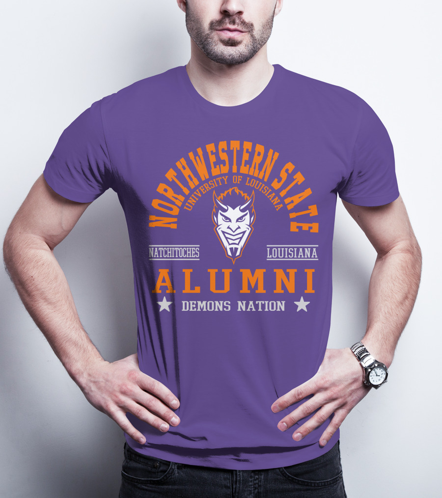 Northwestern State University Of Louisiana Alumni Demons Nation Natchitoches T-Shirt