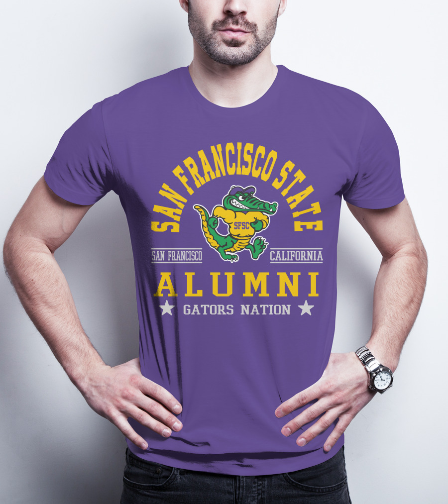 San Francisco State Alumni Gators Nation SFSC California T-Shirt