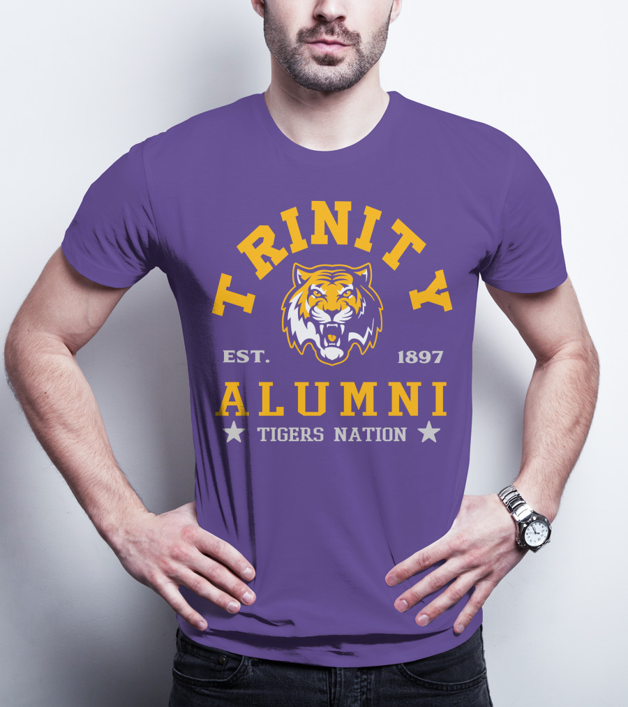 Trinity Alumni Tigers Nation Est. 1897 T-Shirt