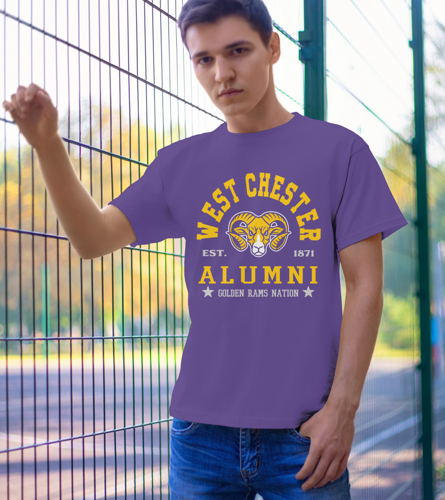 West Chester Alumni Est. 1871 Golden Rams Nation T-Shirt