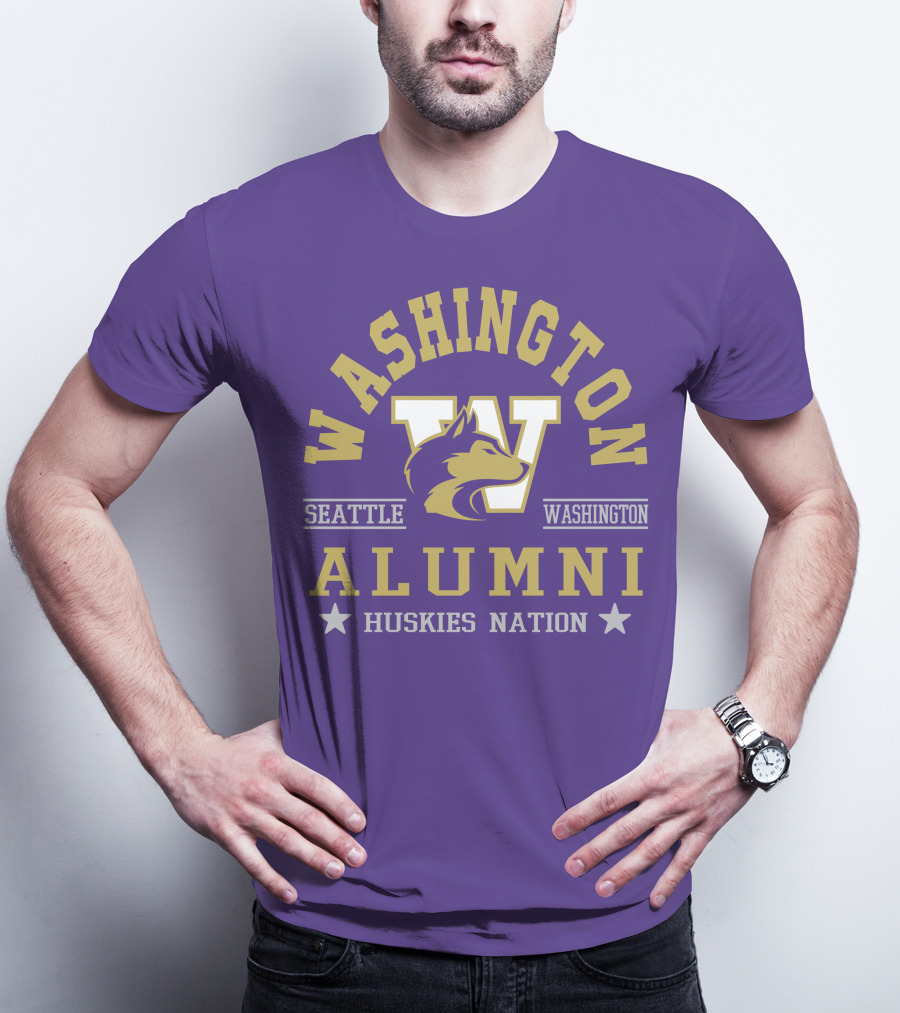 Washington Seattle Huskies Alumni Nation T-Shirt