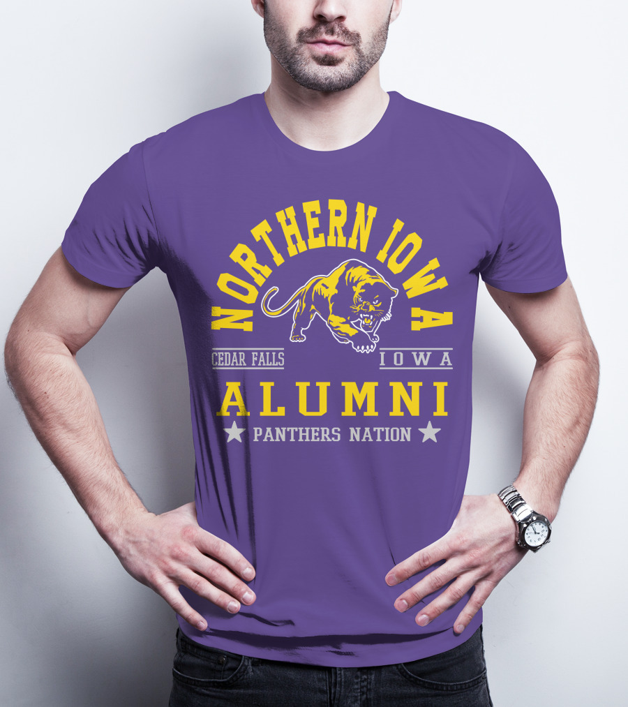 Northern Iowa Cedar Falls Alumni Panthers Nation T-Shirt