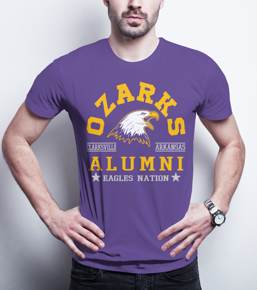 Ozarks Alumni Clarksville Arkansas Eagles Nation T-Shirt