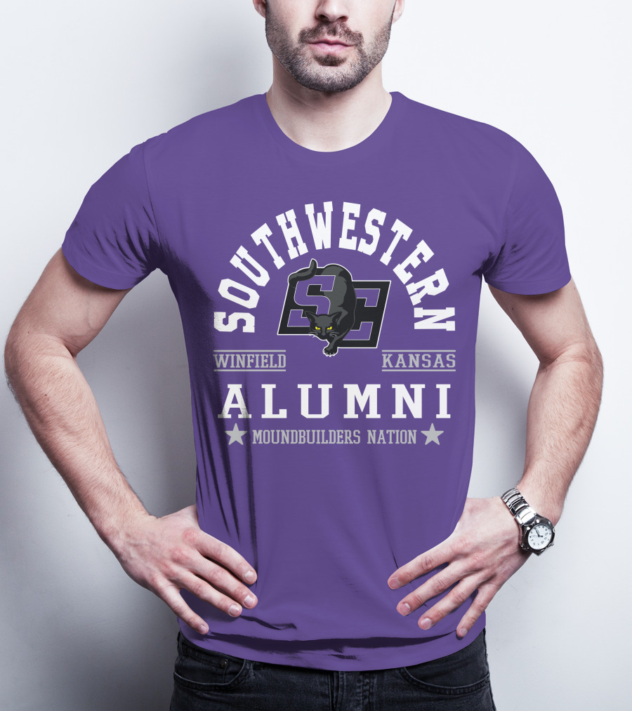 Southwestern Winfield Kansas Alumni Moundbuilders Nation T-Shirt