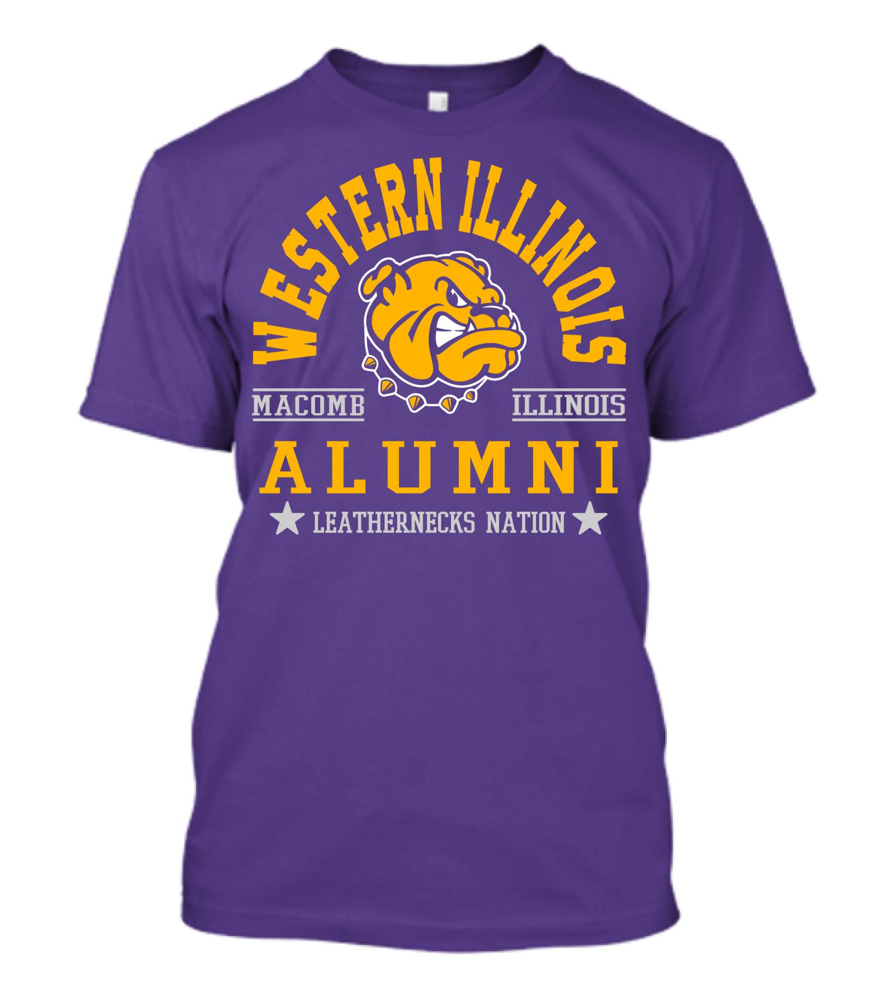 Western Illinois University Alumni Leathernecks Nation Macomb Illinois T-Shirt
