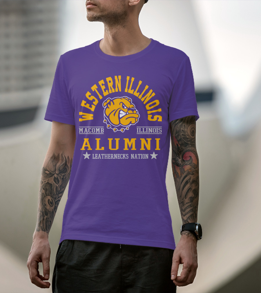 Western Illinois University Alumni Leathernecks Nation Macomb Illinois T-Shirt