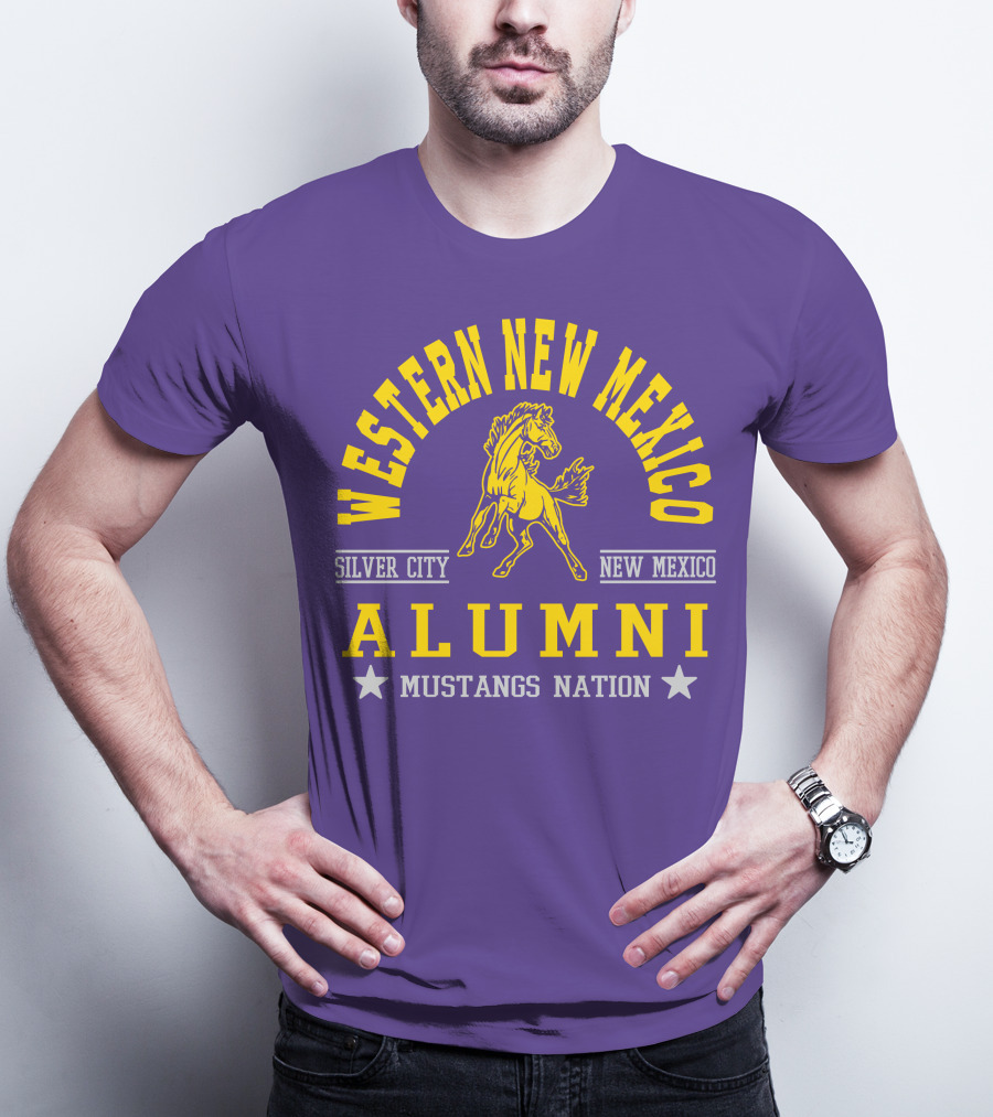 Western New Mexico University Silver City Alumni Mustangs Nation T-Shirt