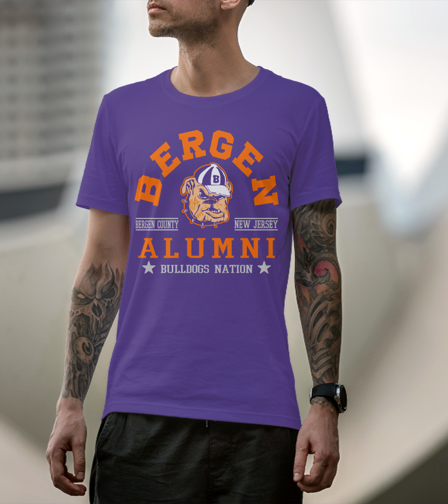 Bergen Alumni Bergen County New Jersey Bulldogs Nation T-Shirt