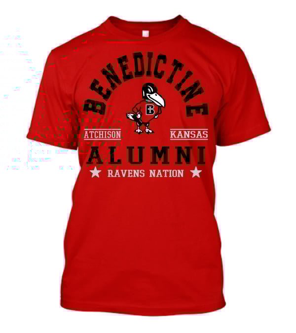 Benedictine Alumni Atchison Kansas Ravens Nation T-Shirt