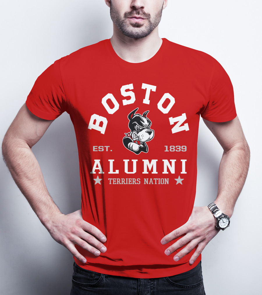 Boston University Alumni Established 1839 Terriers Nation T-Shirt