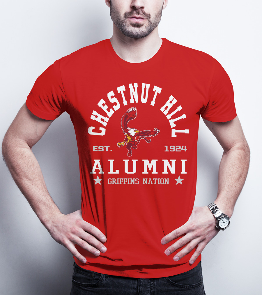Chestnut Hill Alumni Griffins Nation Est. 1924 T-Shirt