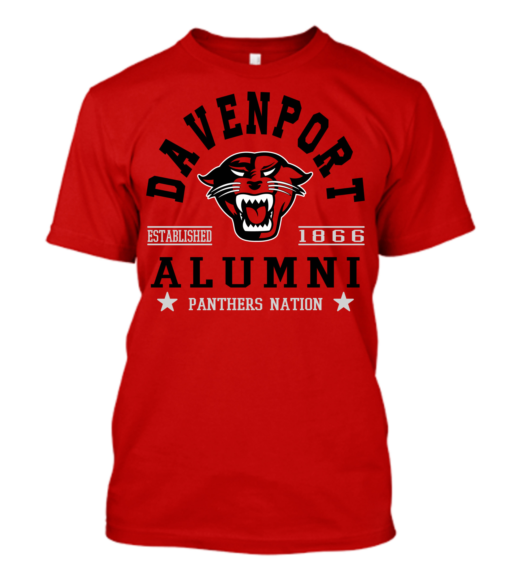 Davenport Alumni Panthers Nation Established 1866 T-Shirt