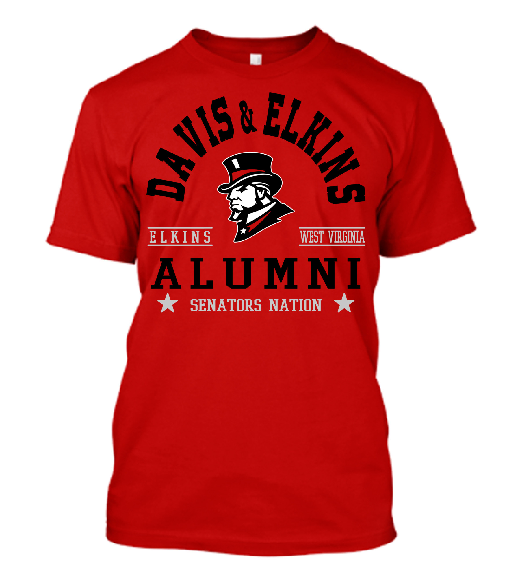 Davis And Elkins West Virginia Elkins Alumni Senators Nation T-Shirt