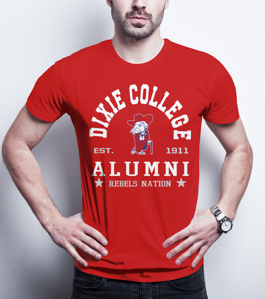 Dixie College Alumni Rebels Nation Est. 1911 T-Shirt