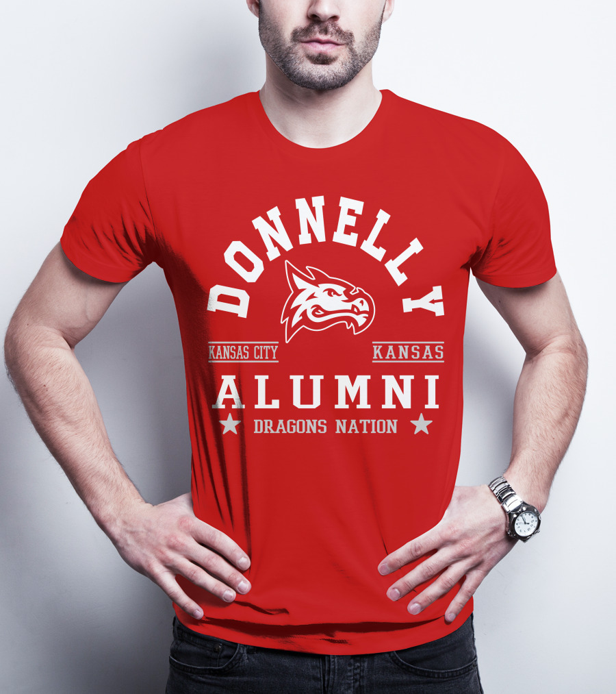 Donnelly Kansas City Kansas Alumni Dragons Nation T-Shirt