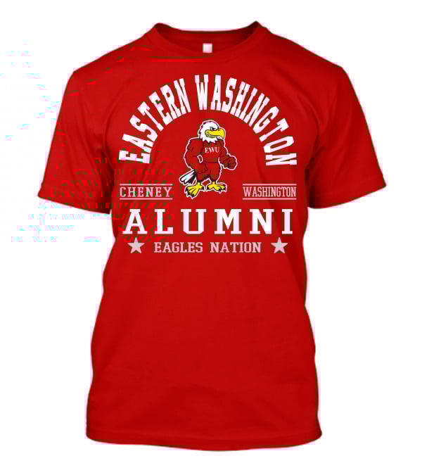 Eastern Washington University Alumni Eagles Nation Cheney Washington T-Shirt