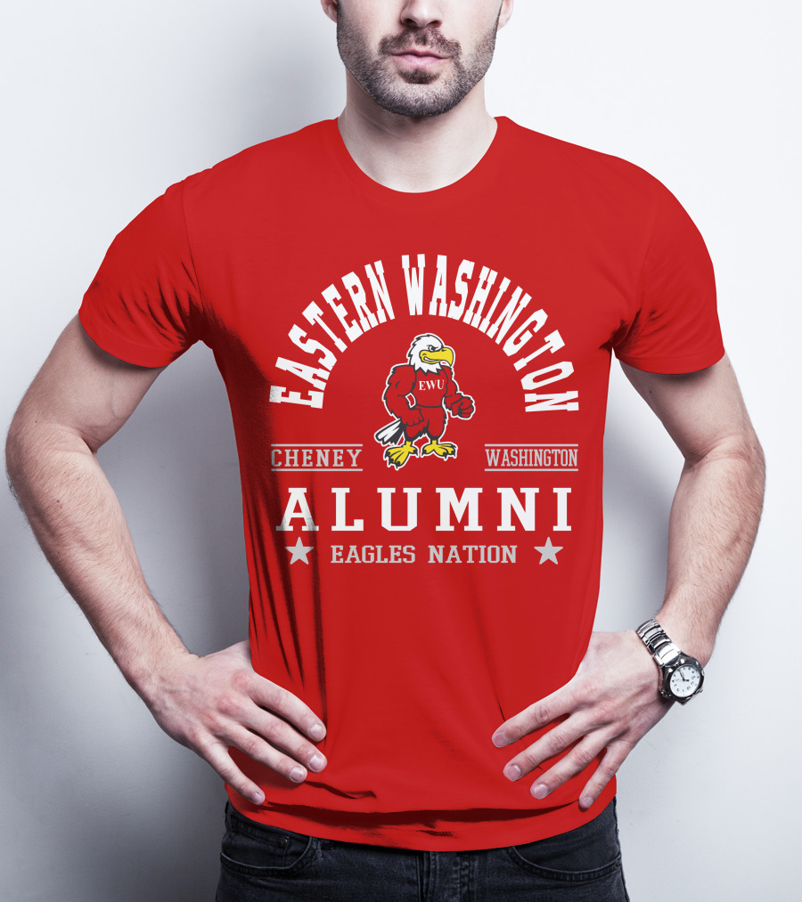 Eastern Washington University Alumni Eagles Nation Cheney Washington T-Shirt