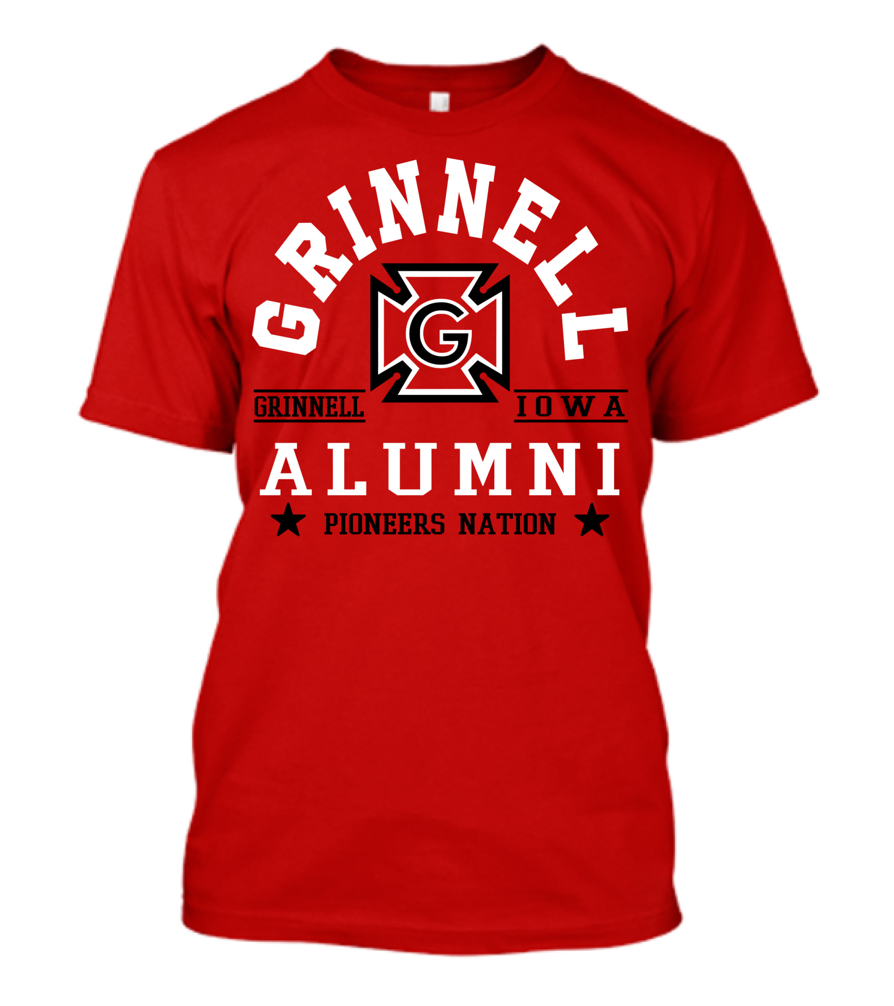 Grinnell Iowa Alumni Pioneers Nation T-Shirt