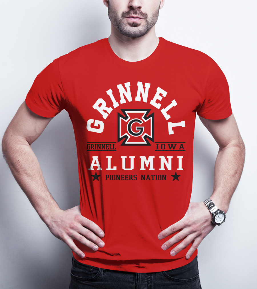 Grinnell Iowa Alumni Pioneers Nation T-Shirt