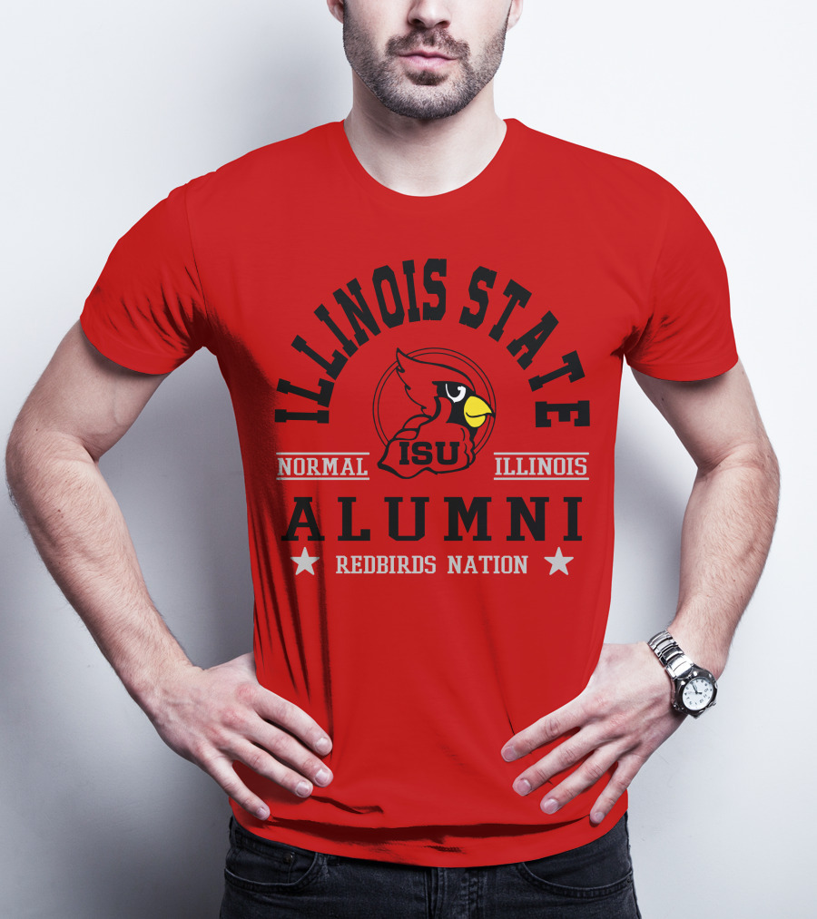 Illinois State Alumni Redbirds Nation Normal Illinois ISU T-Shirt