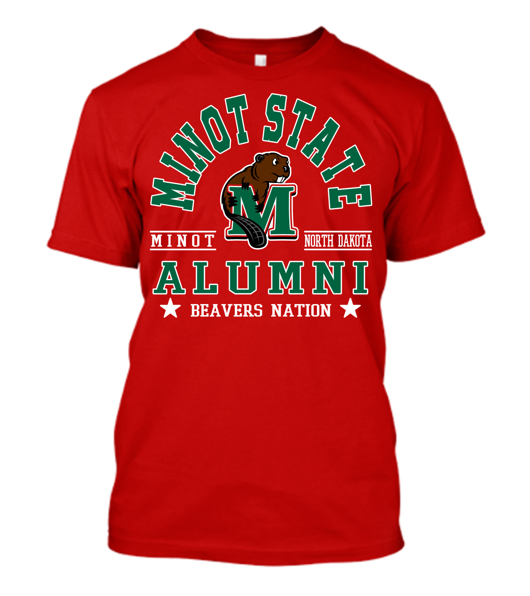 Minot State Alumni Beavers Nation North Dakota T-Shirt