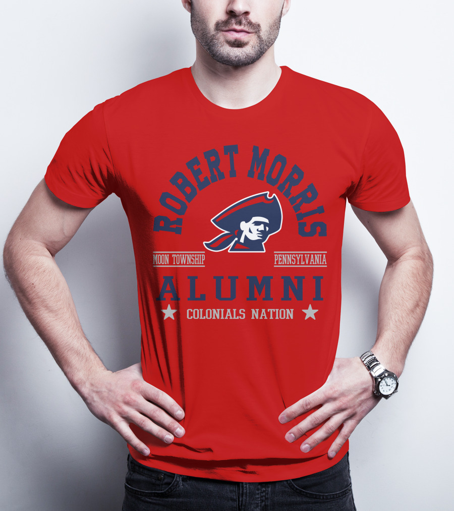 Robert Morris Alumni Moon Township Pennsylvania Colonials Nation T-Shirt