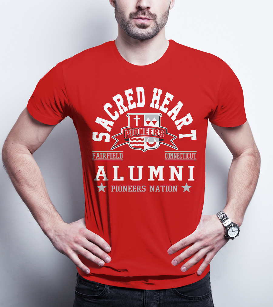 Sacred Heart University Fairfield Connecticut Alumni Pioneers Nation T-Shirt