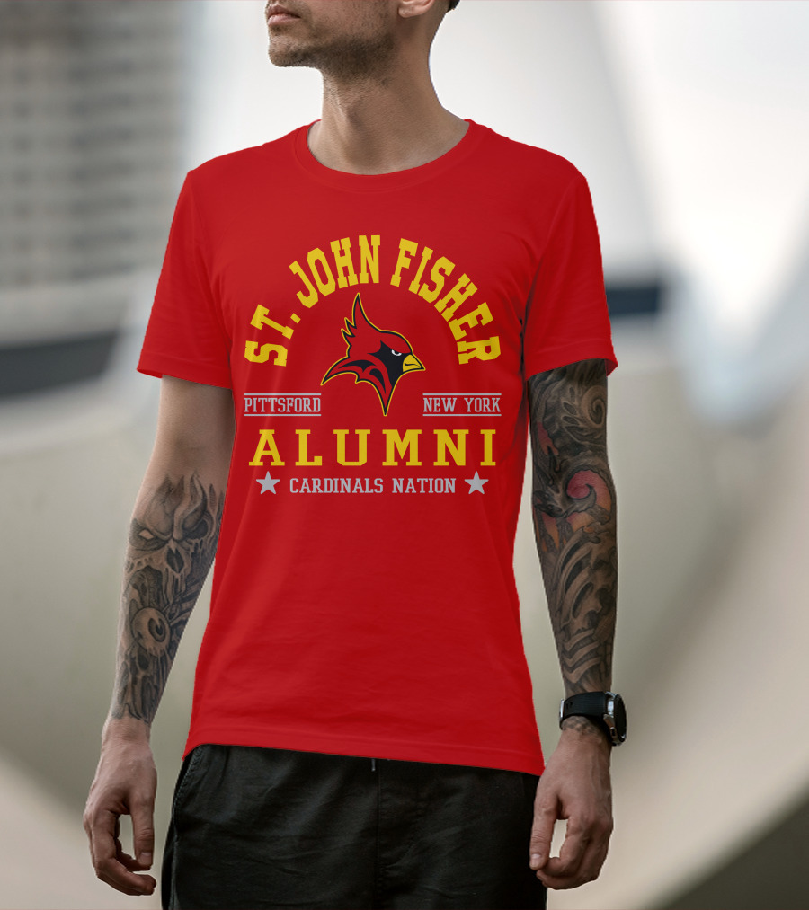 St John Fisher Cardinals Alumni Pittsford New York Nation T-Shirt