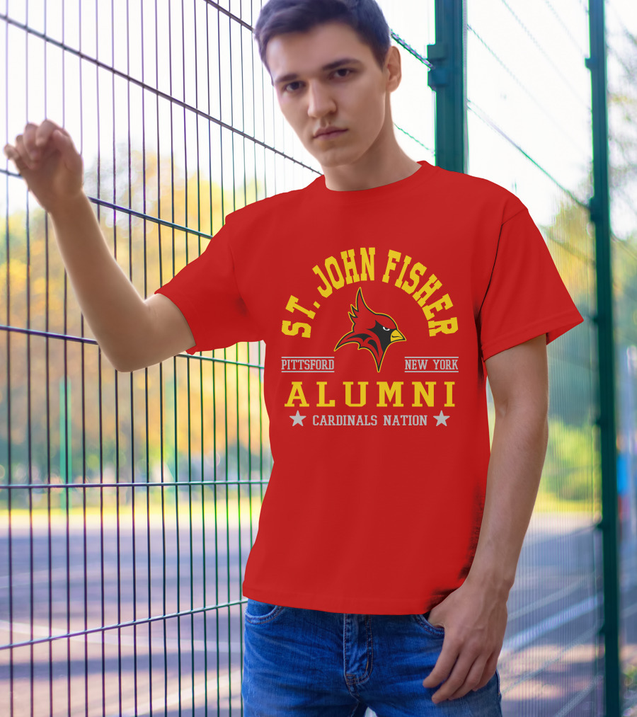 St John Fisher Cardinals Alumni Pittsford New York Nation T-Shirt