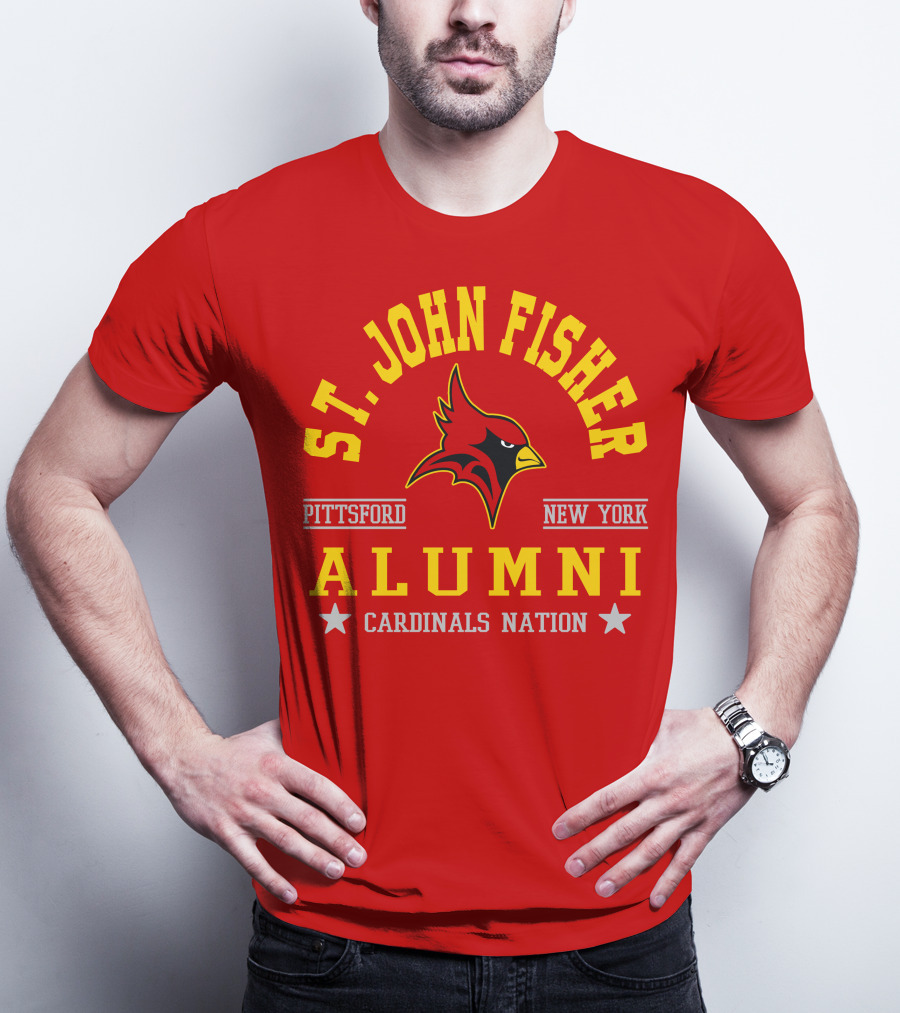 St John Fisher Cardinals Alumni Pittsford New York Nation T-Shirt