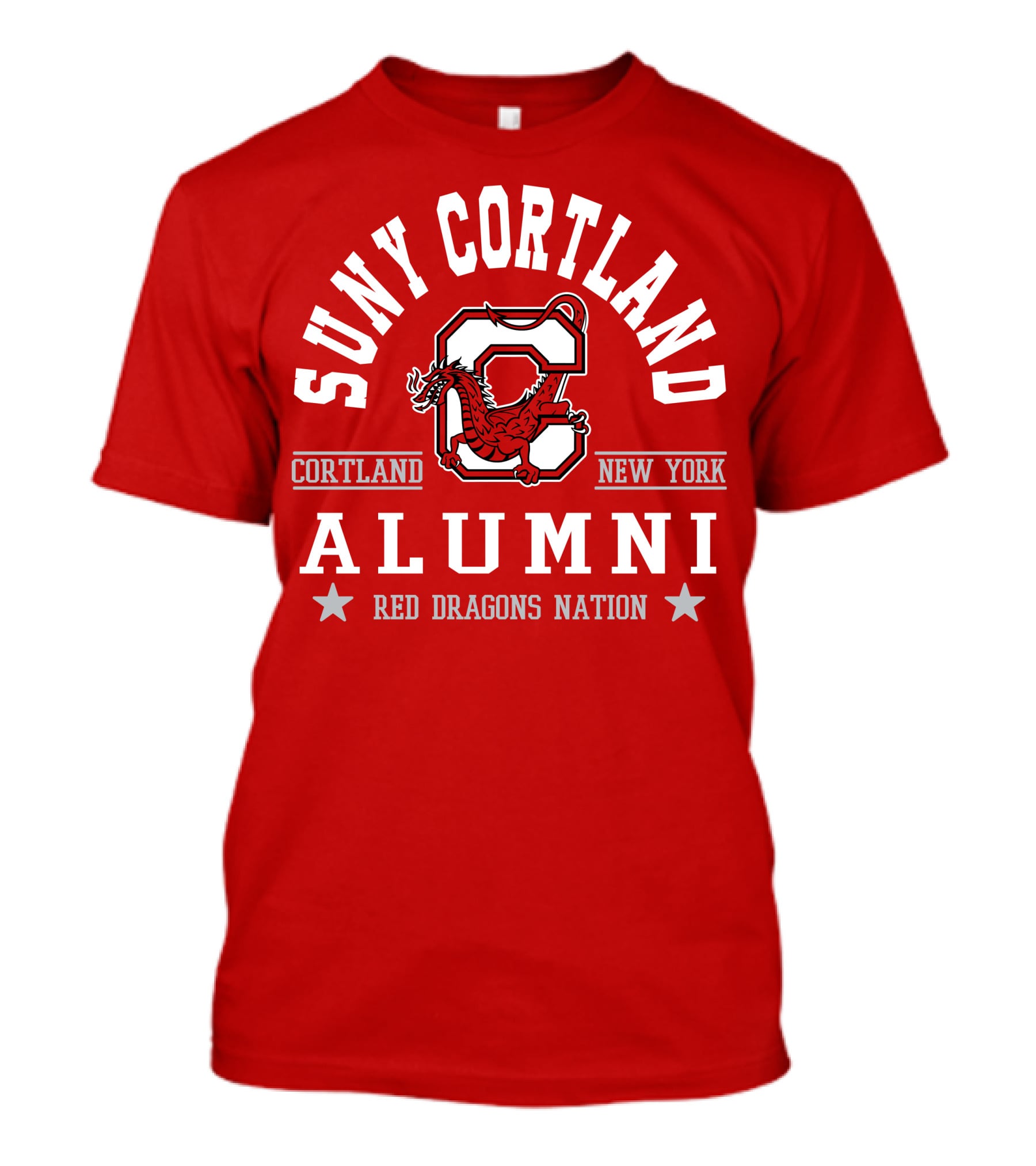 SUNY Cortland Alumni Red Dragons Nation Cortland New York T-Shirt
