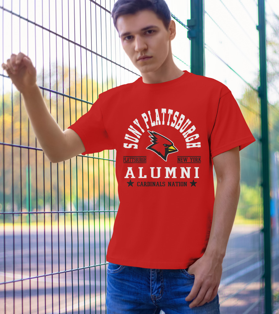 SUNY Plattsburgh New York Alumni Cardinals Nation T-Shirt