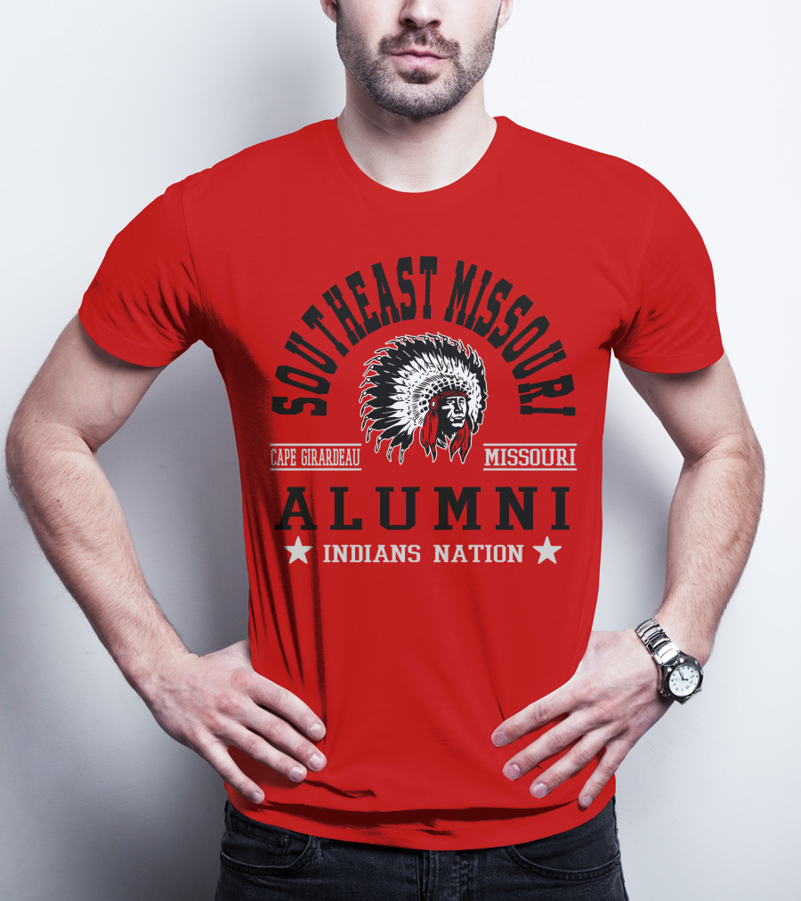 Southeast Missouri Cape Girardeau Alumni Indians Nation T-Shirt