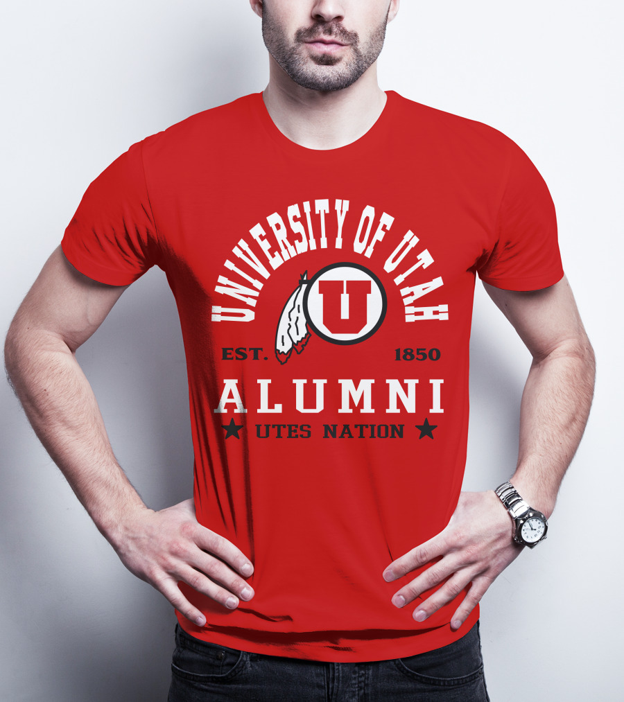 University Of Utah Alumni Est. 1850 Utes Nation T-Shirt