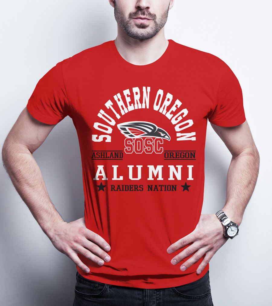 Southern Oregon SOSC Ashland Oregon Alumni Raiders Nation T-Shirt